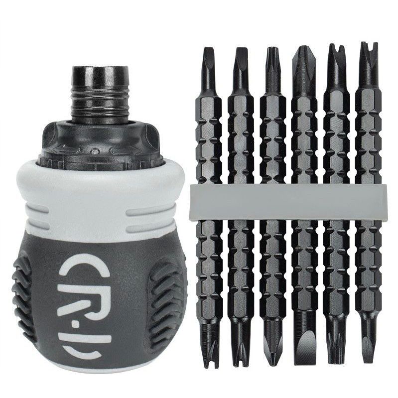 VOKTTA Dual-purpose Head Mini Ratchet Precision Screwdriver Magnetic 13 ...
