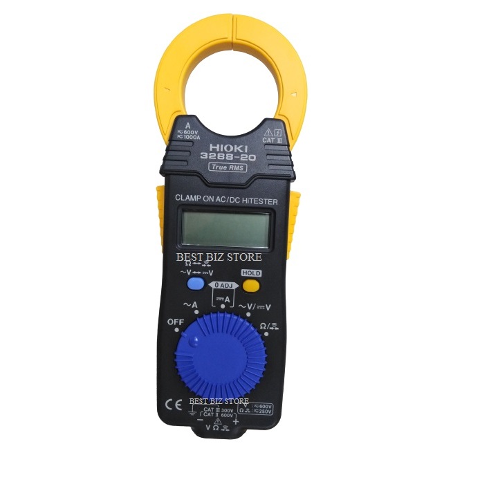 Hioki 3288-20 AC/DC Clamp Meter On Hitester, 100.0A/1000 A with TRUE ...