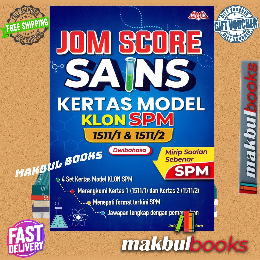 MAHIR: JOM SCORE SAINS KERTAS MODEL KLON SPM 1511/1 & 1511/2 DWIBAHASA ...