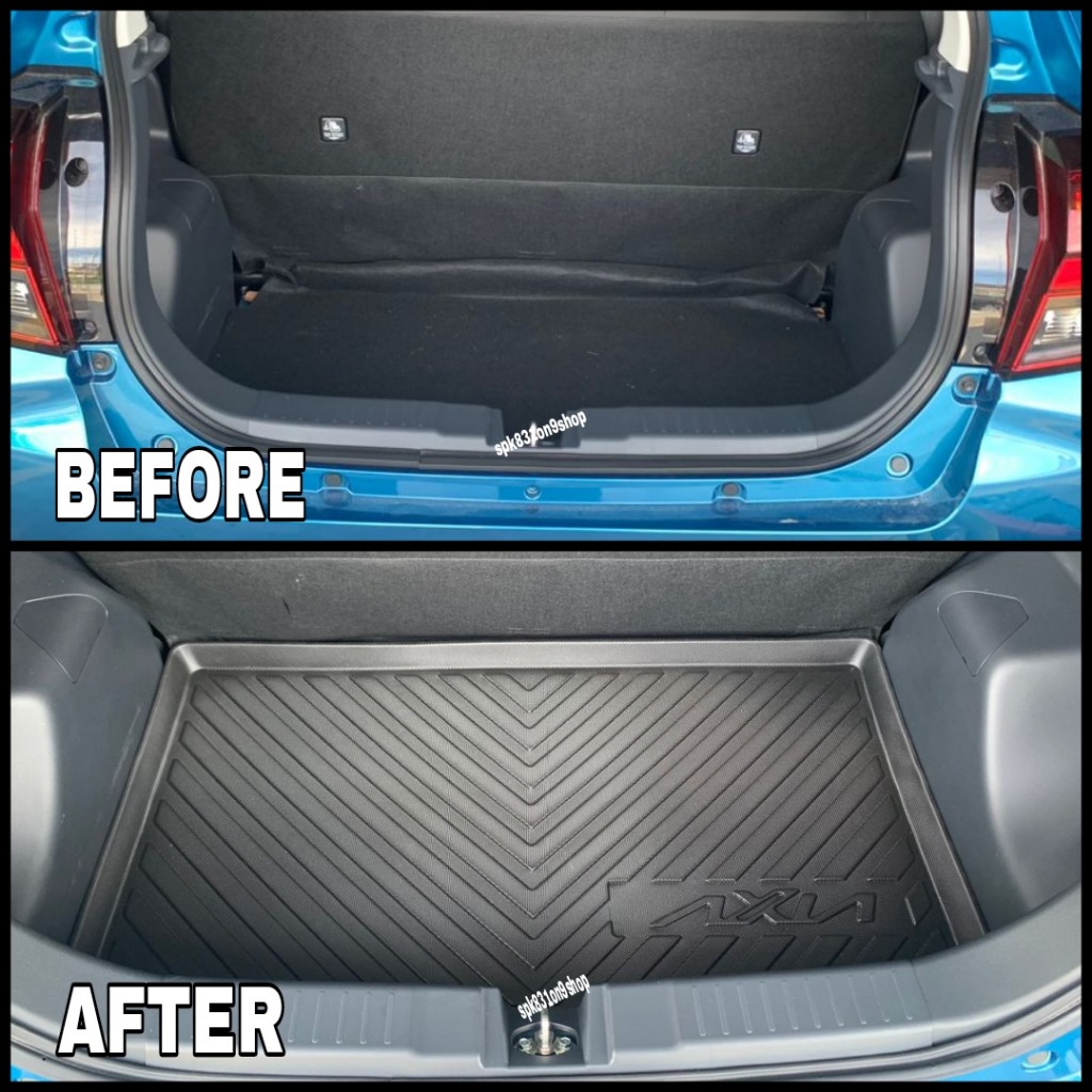 Perodua Axia Boot Tray High Quality 2023-2025 | Shopee Malaysia