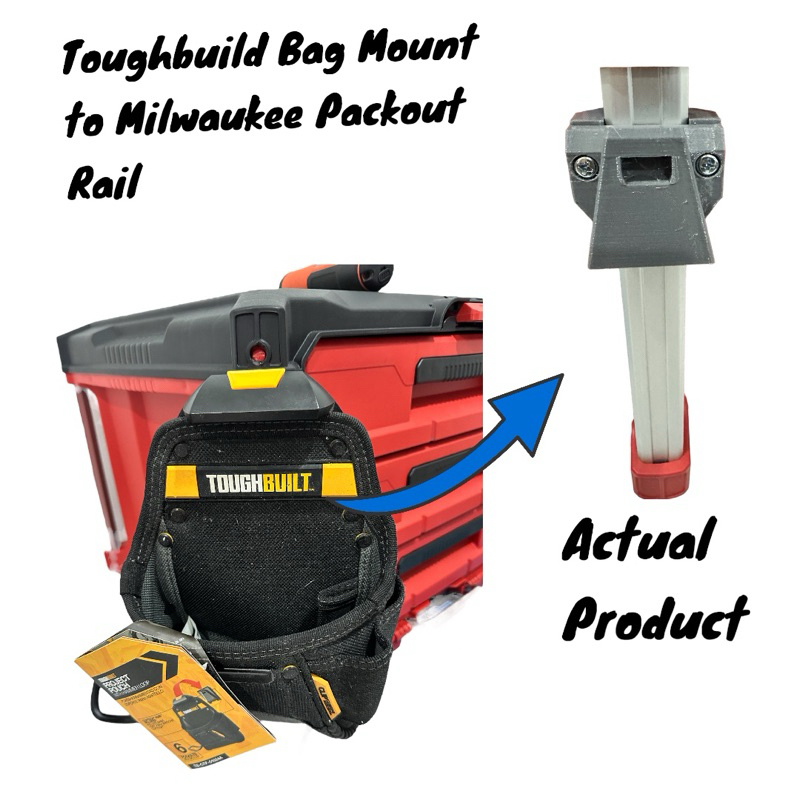 Toughbuilt Bag Mount To Milwaukee Packout Rail | Shopee Malaysia