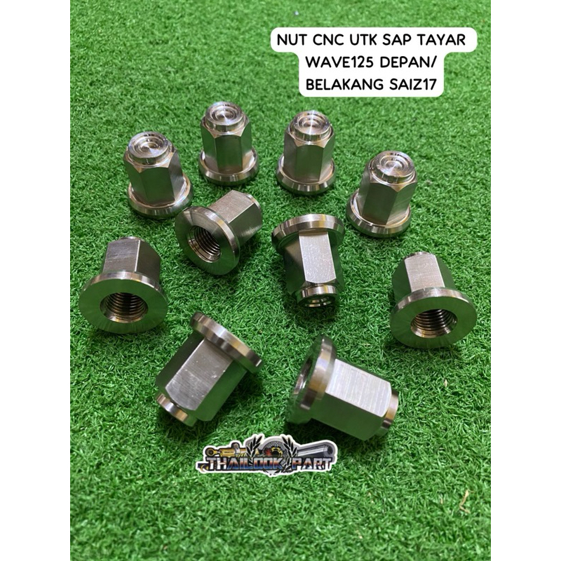 🇹🇭💥 NUT CNC SAIZ17 SAP TAYAR WAVE125 HARGA 1PCS 💥🇹🇭 | Shopee Malaysia
