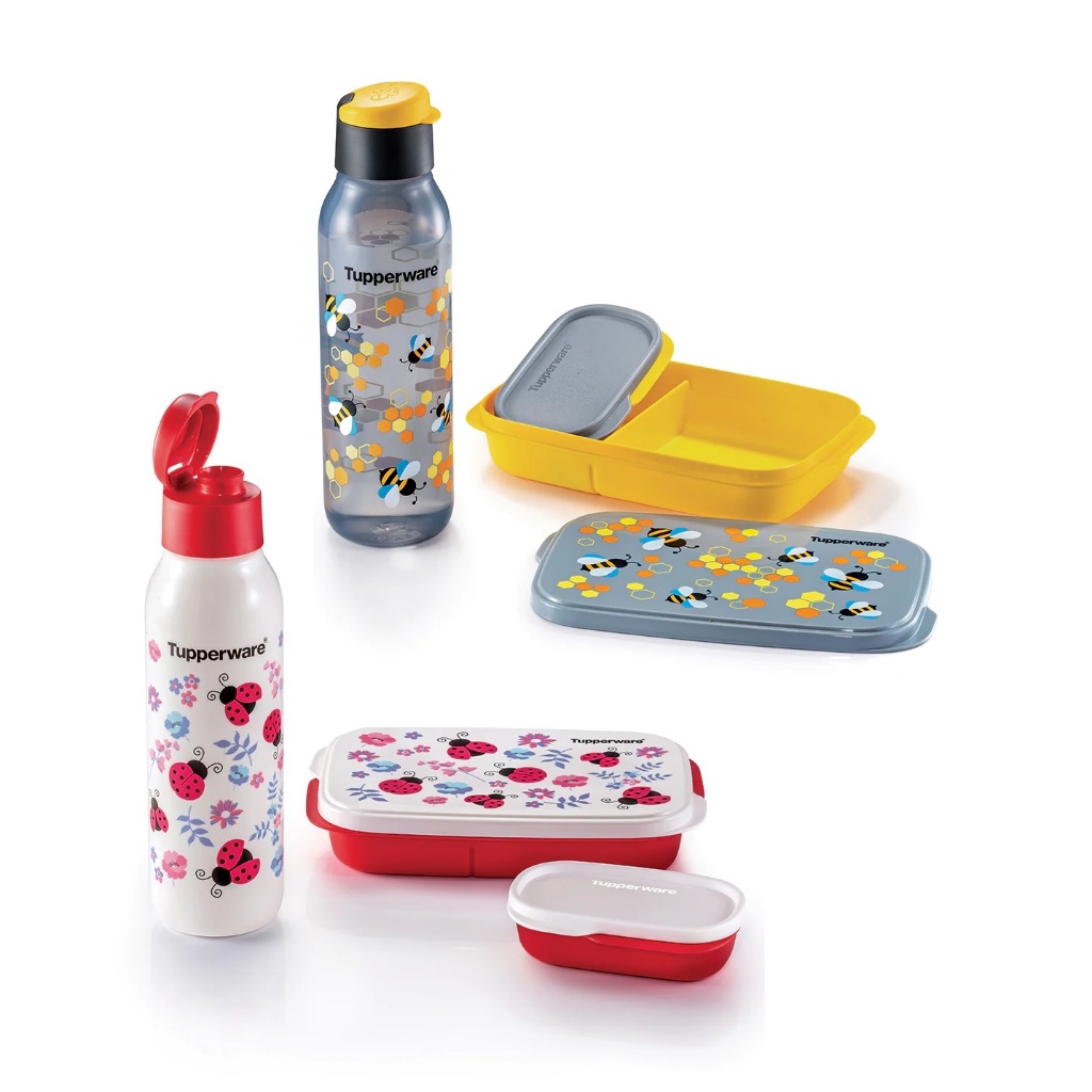 Tupperware Whimsical Garden Set, Dottie Bug OR Busy Bee (3 pcs ...