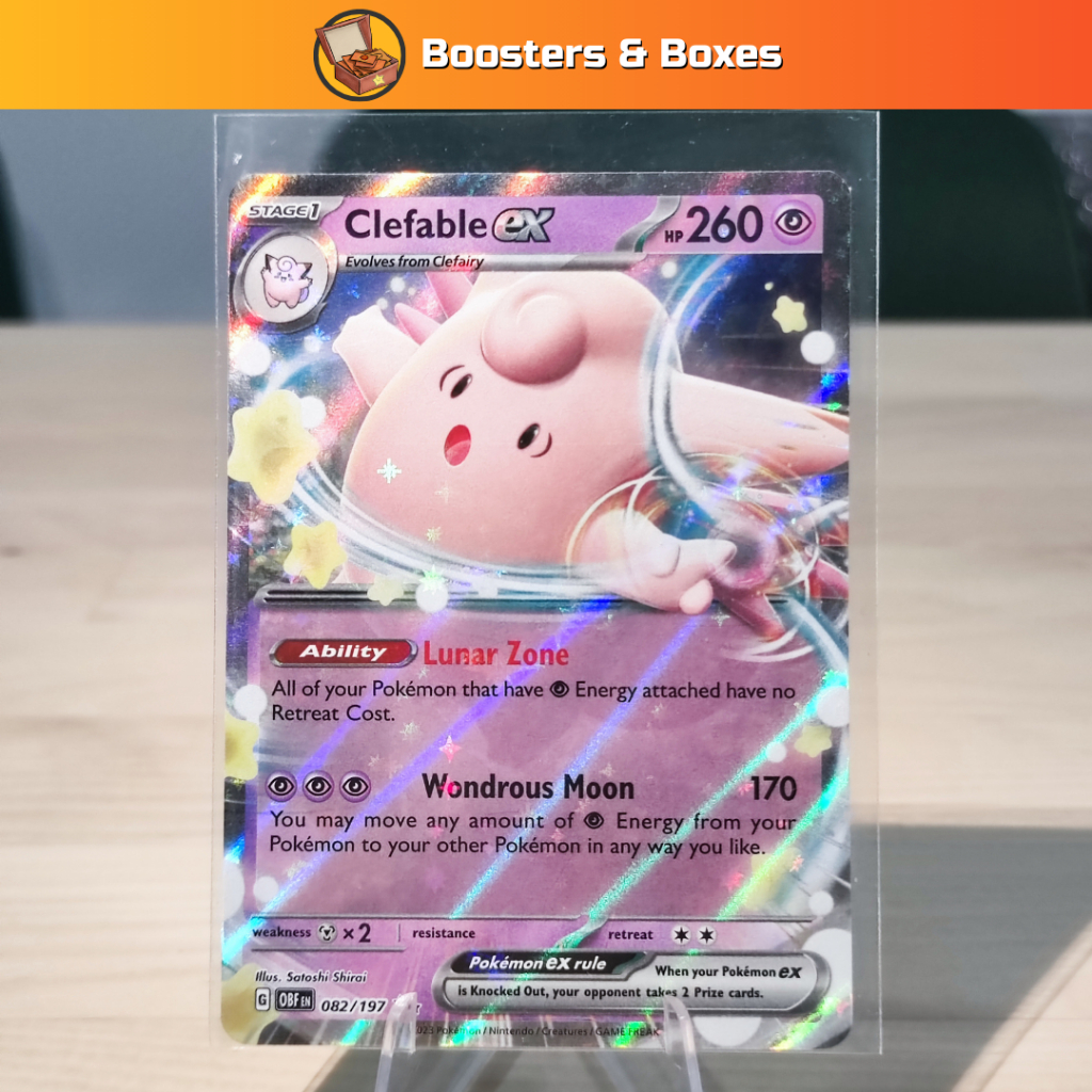 Clefable ex (082/197) [Scarlet & Violet: Obsidian Flames] | Shopee Malaysia