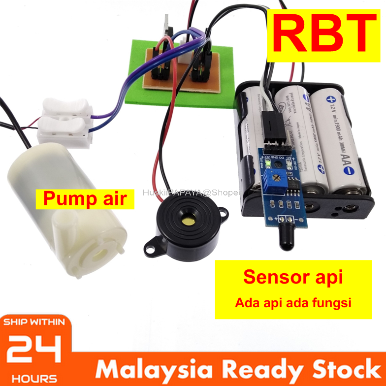 RBT sensor api + pump automatic, rbt project, diy fire extinguisher ...