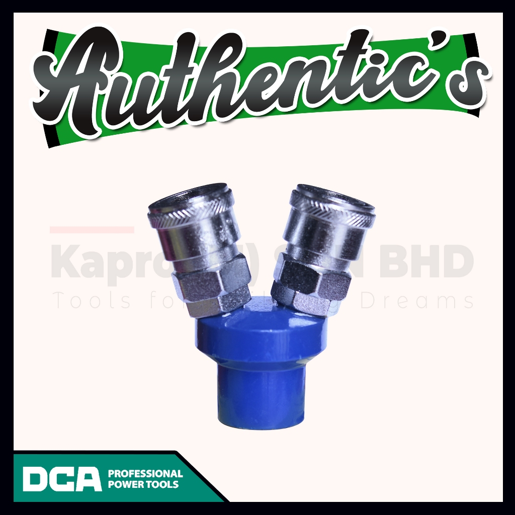 DCA Pneumatic Quick Connector for Air Compressor Round 2 Way | Shopee ...