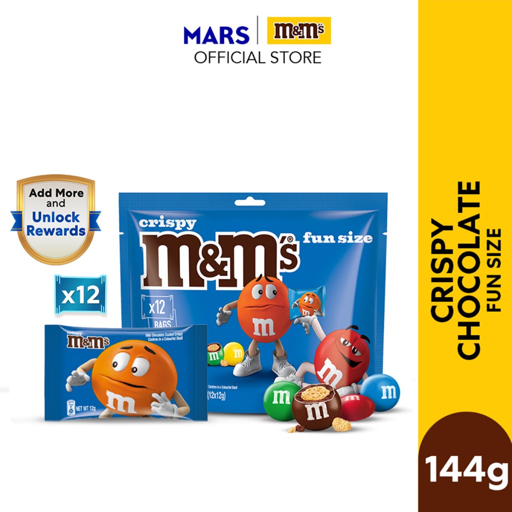 M&M'S Crispy Chocolate Fun Size 144g Chocolate / Crispy | Shopee Malaysia