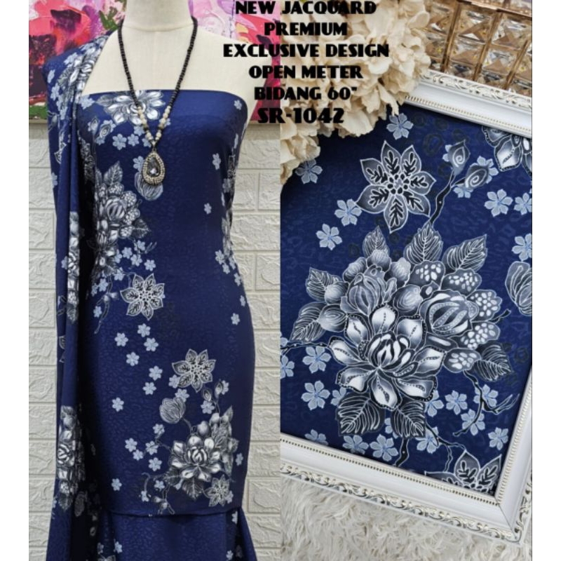 KAIN JACQUARD PREMIUM QUALITY 3.5M BIDANG 60 | Shopee Malaysia