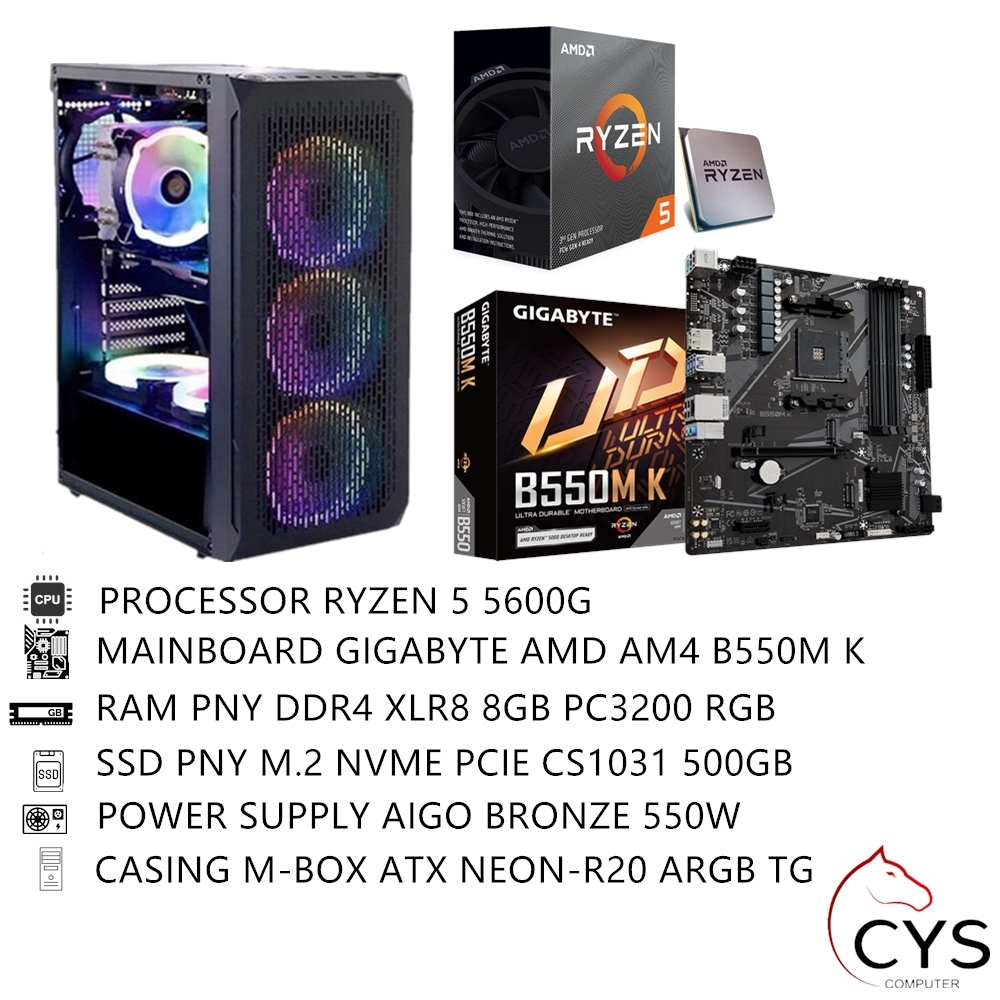 FULL SET BUDGET GAMING PC / CUSTOM PC / RYZEN 5 / 1650 / 3050 / 3060 ...