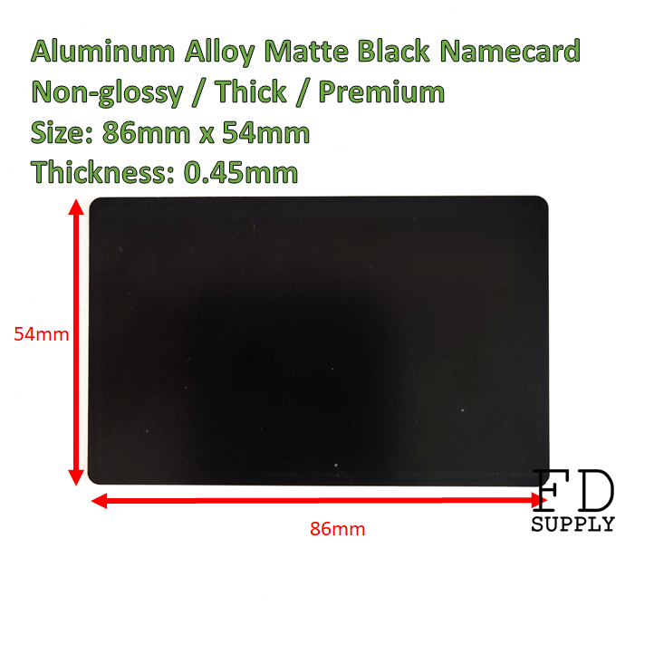 Metal Name Card Aluminum Alloy Fiber Laser Marking Engraving Business ...