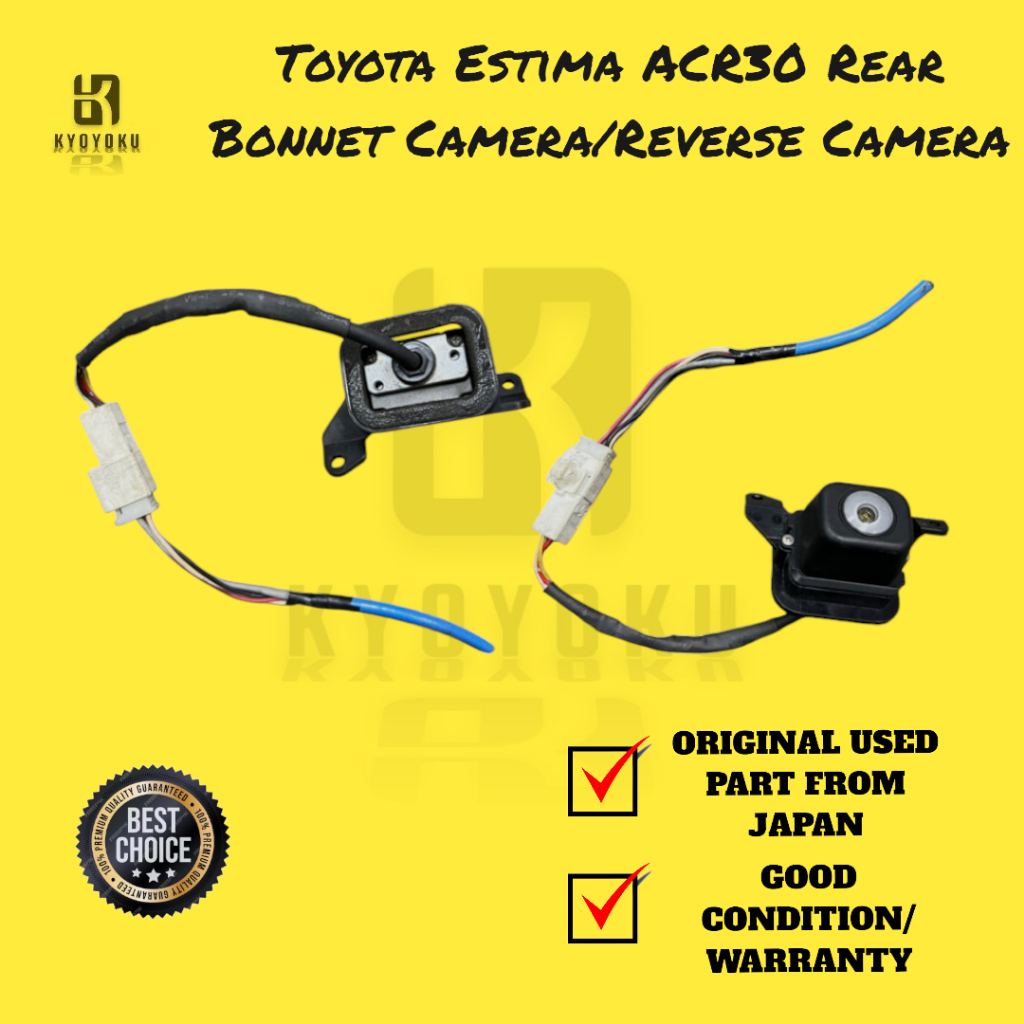 KYOYOKU-Toyota Estima ACR30 Rear Bonnet Camera/Reverse Camera | Shopee ...