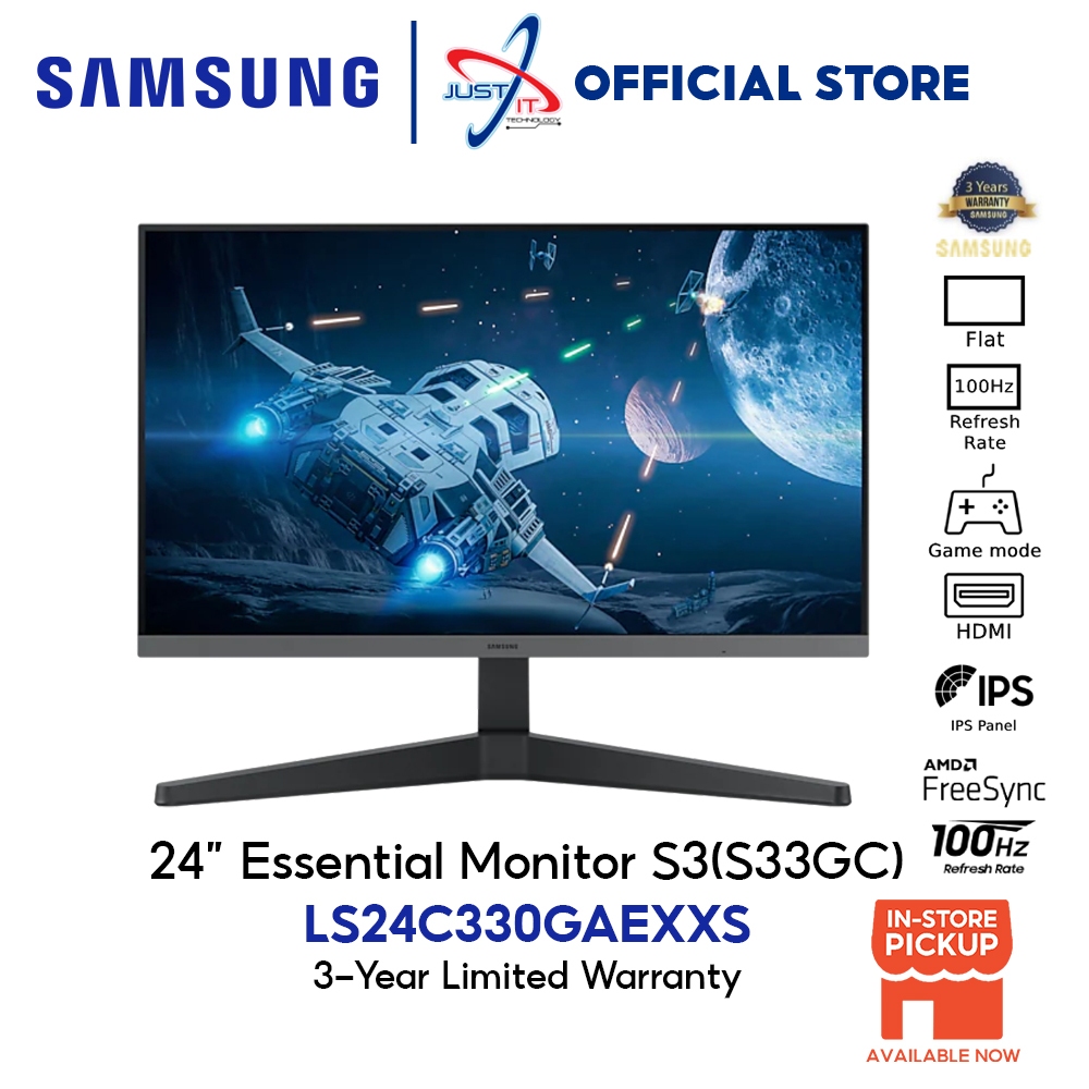 SAMSUNG LS24C330GAEXXS(24") / LS27C330GAEXXS (27")Essential Monitor S3 ...