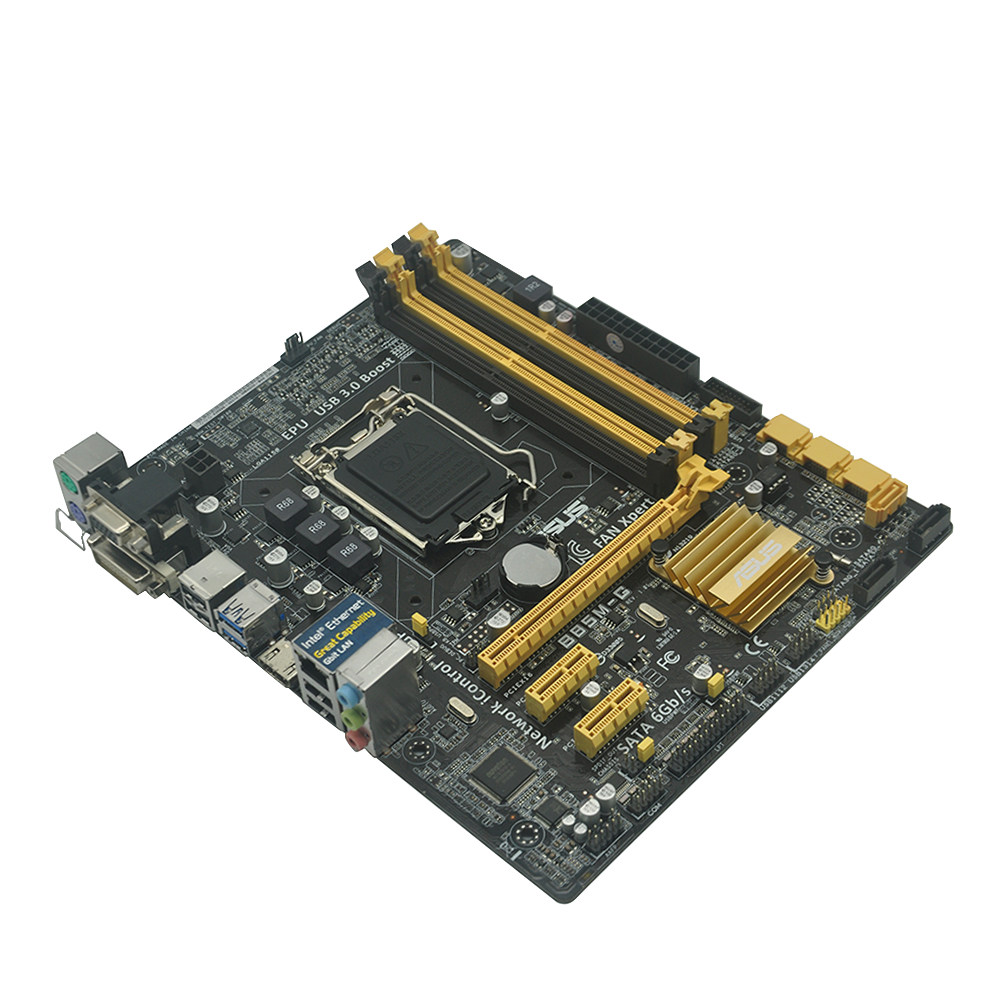 Papan induk LGA 1150 ASUS B85M-G Papan induk sistem Micro ATX B85M G ...