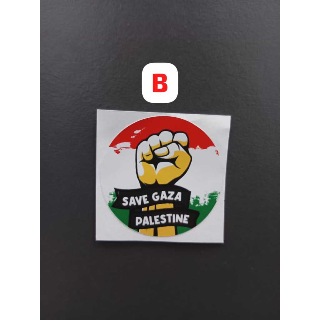 STIKER FREE PALESTIN STIKER SAVE GAZA STIKER TANGAN PALESTIN STICKER ...
