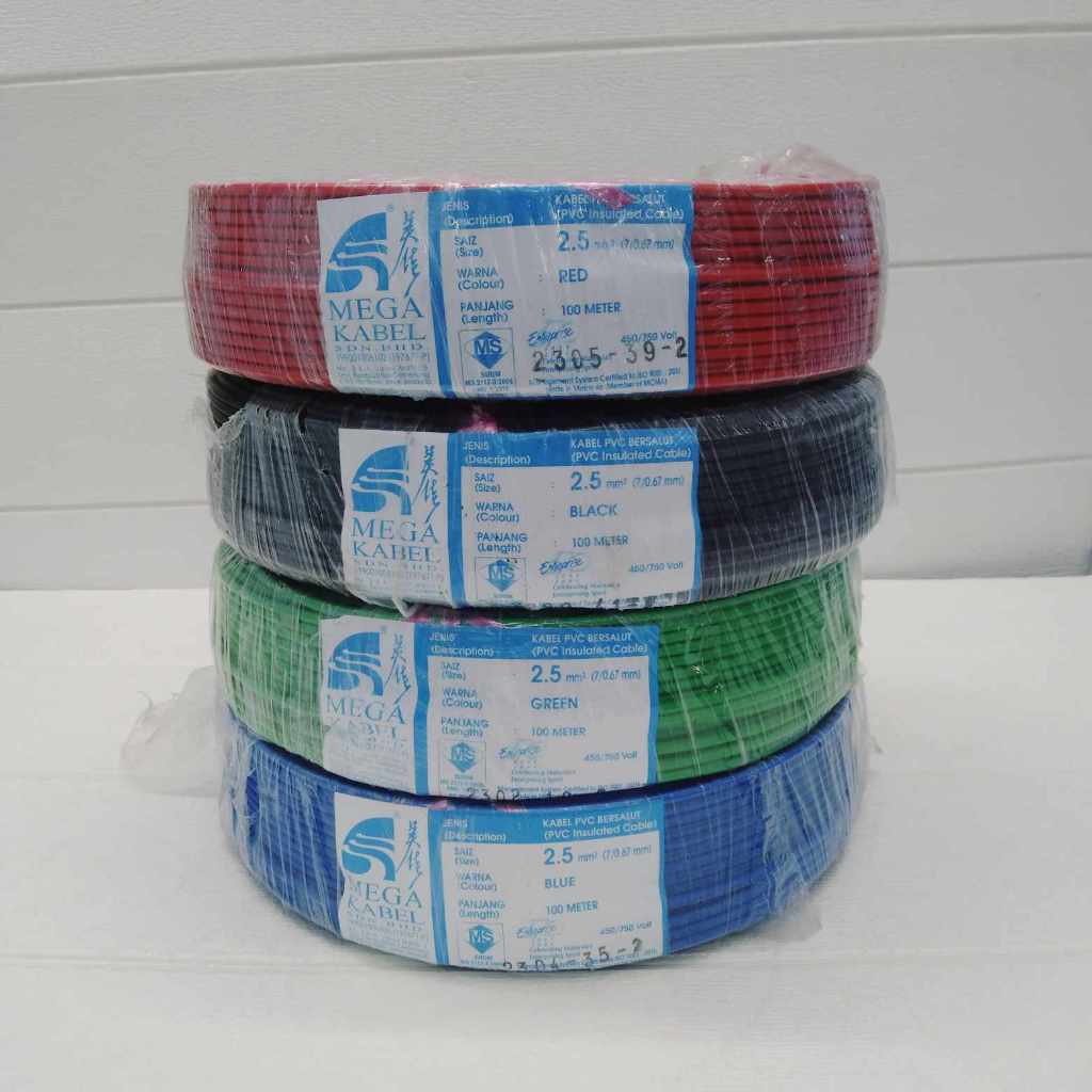 ( ORIGINAL MEGA 2.5MM/4MM) MADE IN MALAYSIA/ 100% PURE COPPER HIGH ...