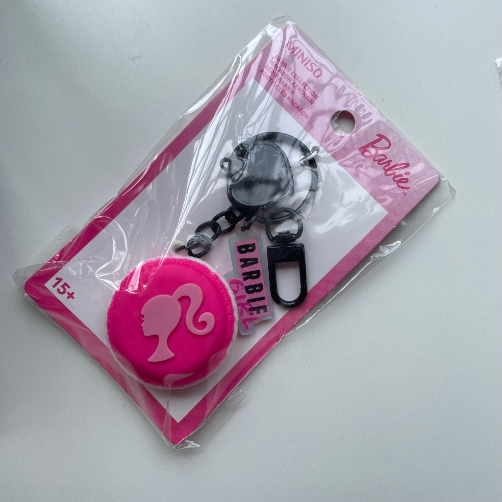 MINISO x Barbie Crystal Key Chain & Ice Cream Key Chain Flurry & PU ...