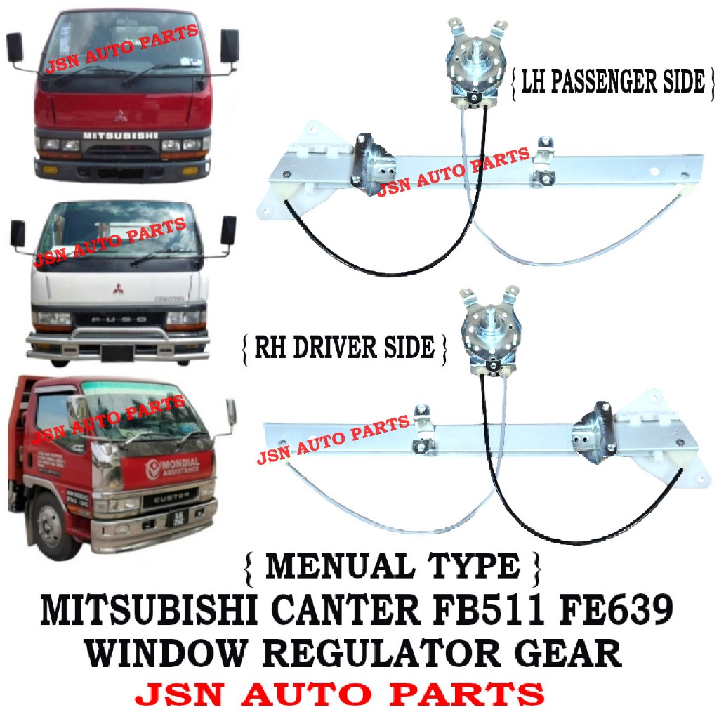 Mitsubishi Fuso Canter FB511 FE638 FE639 Manual Type Window Regulator ...