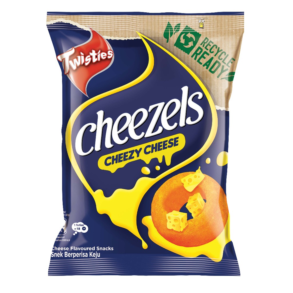 [Bundle of 3] Twisties Cheezels - Cheese/BBQ Corn Snacks (60g) | Shopee ...