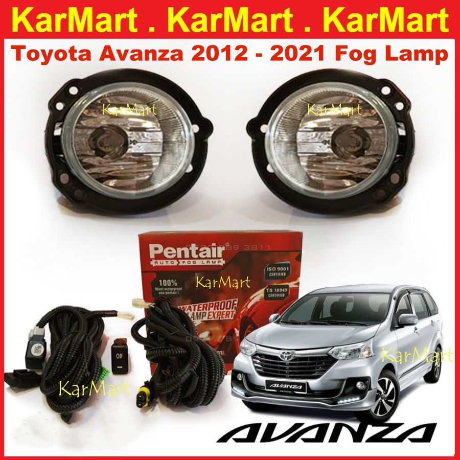 TOYOTA AVANZA 2012 - 2021 Fog Lamp Fog Light Front Bumper Light TY358 ...