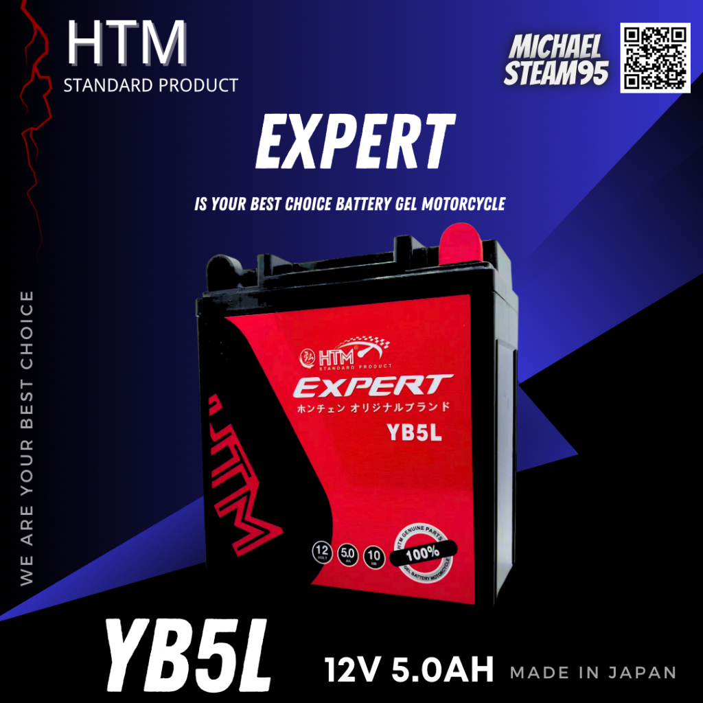YB5L YB5 YB5L-BS BATTERY EX5 / KRISS / EGO / LC135 V1 / E-BONUS / NOUVO ...