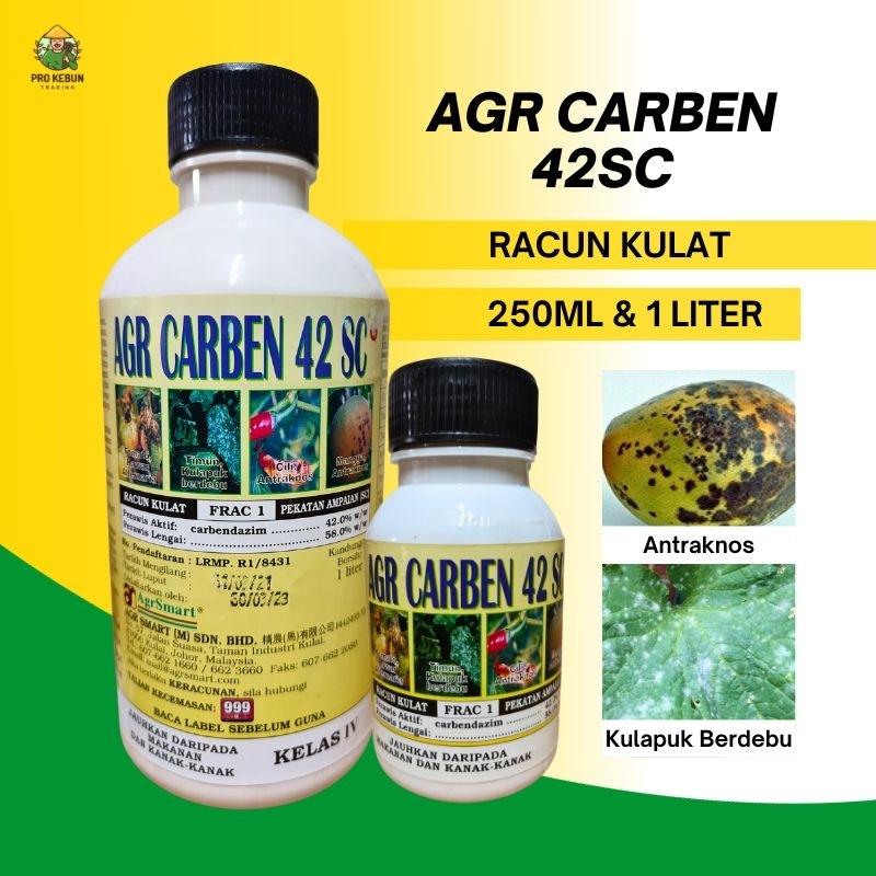 AGR Carben 42SC Racun Kulat Air Racun Kulat Jenis Sejuk Racun Kulat ...