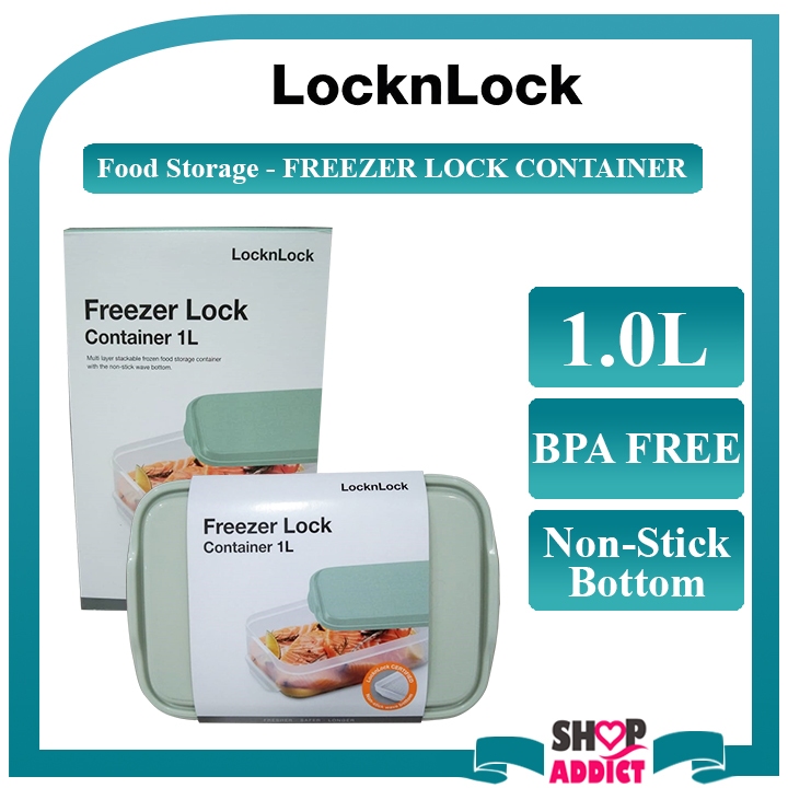 locknlock Freezer Lock Container BPA FREE 1.0L Safer Storage | Shopee ...