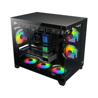 Flexi Tech INVASION D7000 Black & White PC Desktop Casing Come With 6 ...