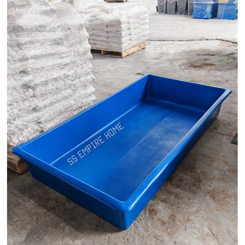 NEX 6 x3x1 BLUE Fiberglass Ice Bath Fish Tank Water Pond Aquarium Heavy ...