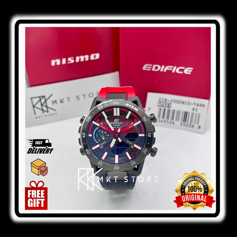ORIGINAL CASIO EDIFICE NISMO MY23 LIMITED EDITION ECB-2000NIS-1A / ECB2000NIS-1A / ECB-2000NIS ...
