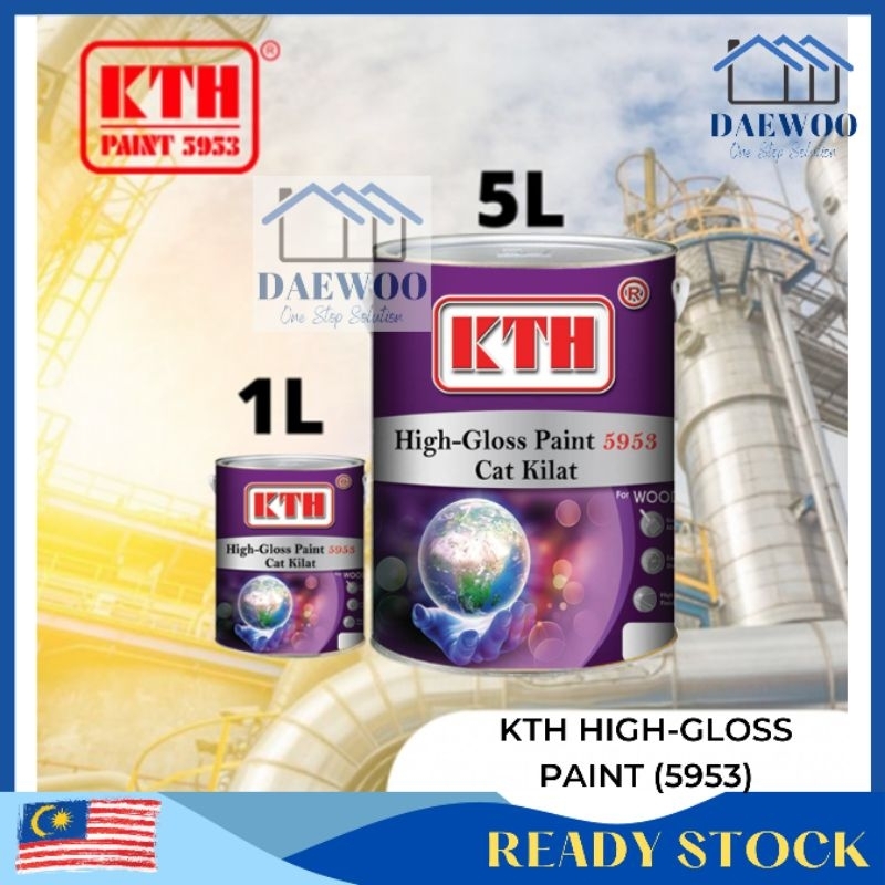 [FAST DRY] KTH 5953 K-996 cat kayu kilat / cat minyak kayu / wood paint / cat besi metal paint ...