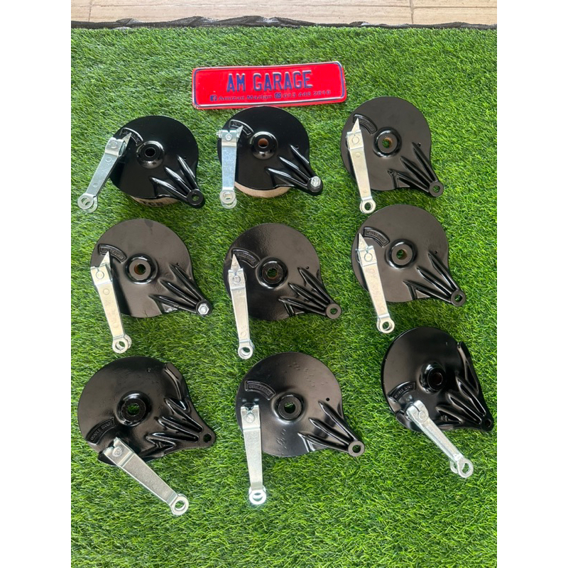 Hub brek rim KH100 AR125 original motor recond blasting powdercoat ...