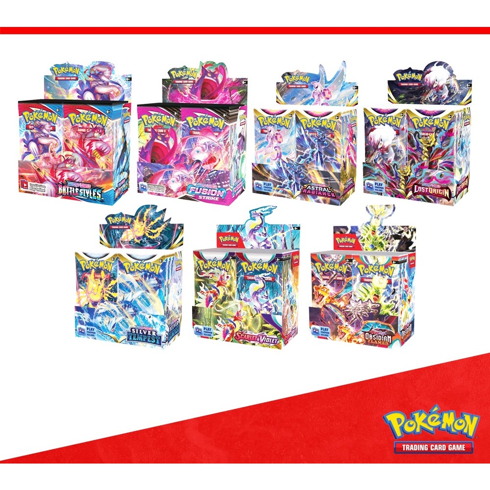 Pokemon TCG Sword & Shield / Scarlet & Violet Booster Box Obsidian ...