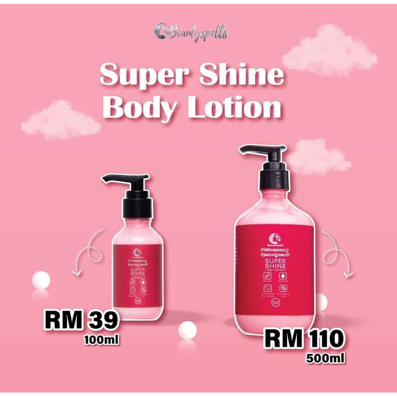 SUPER SHINE BODY LOTION/ LOTION POCONG | Shopee Malaysia