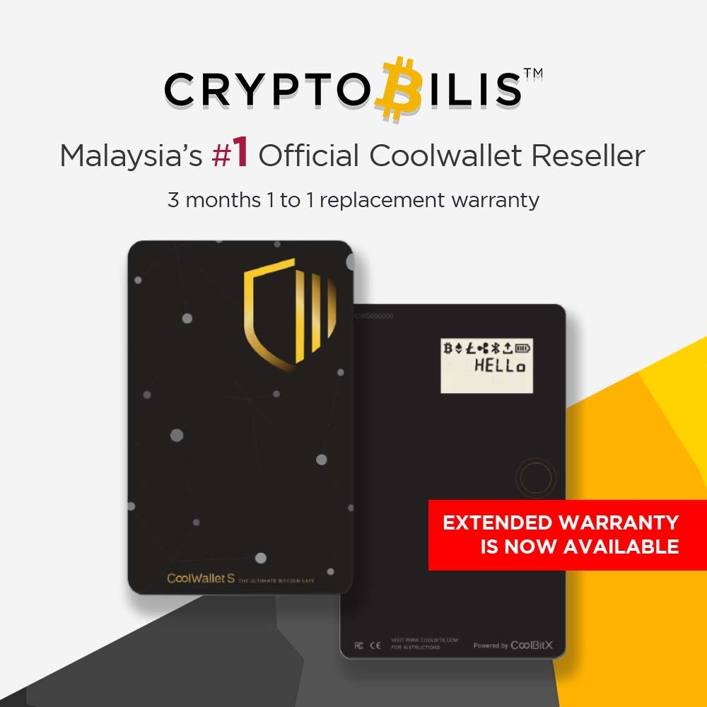 Coolwallet S - Authorized Reseller (CryptoBilis) Bitcoin, NFT & Cryptocurrency Hardware Wallet ...
