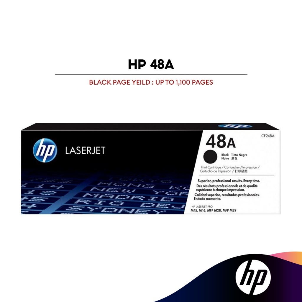 HP CF248A / 48A Original Laser Toner Cartridge LaserJet Pro M15 M15a ...