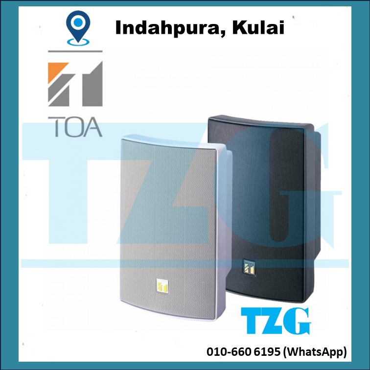 TOA (KULAI) BS-1030 6'' 30W BOX SPEAKER WHITE BLACK | Shopee Malaysia