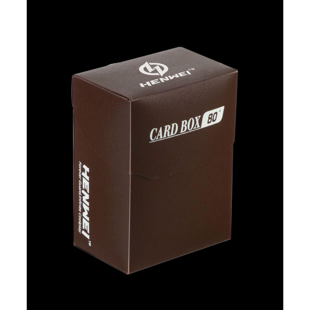 HENWEI Deck Box 80+ Card Deck Box Card Storage Box Card Kotak Simpan ...