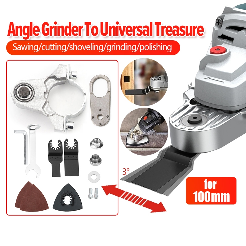 Angle Grinder 100 Conversion Kit Tool Adapter Oscillating Multitool ...