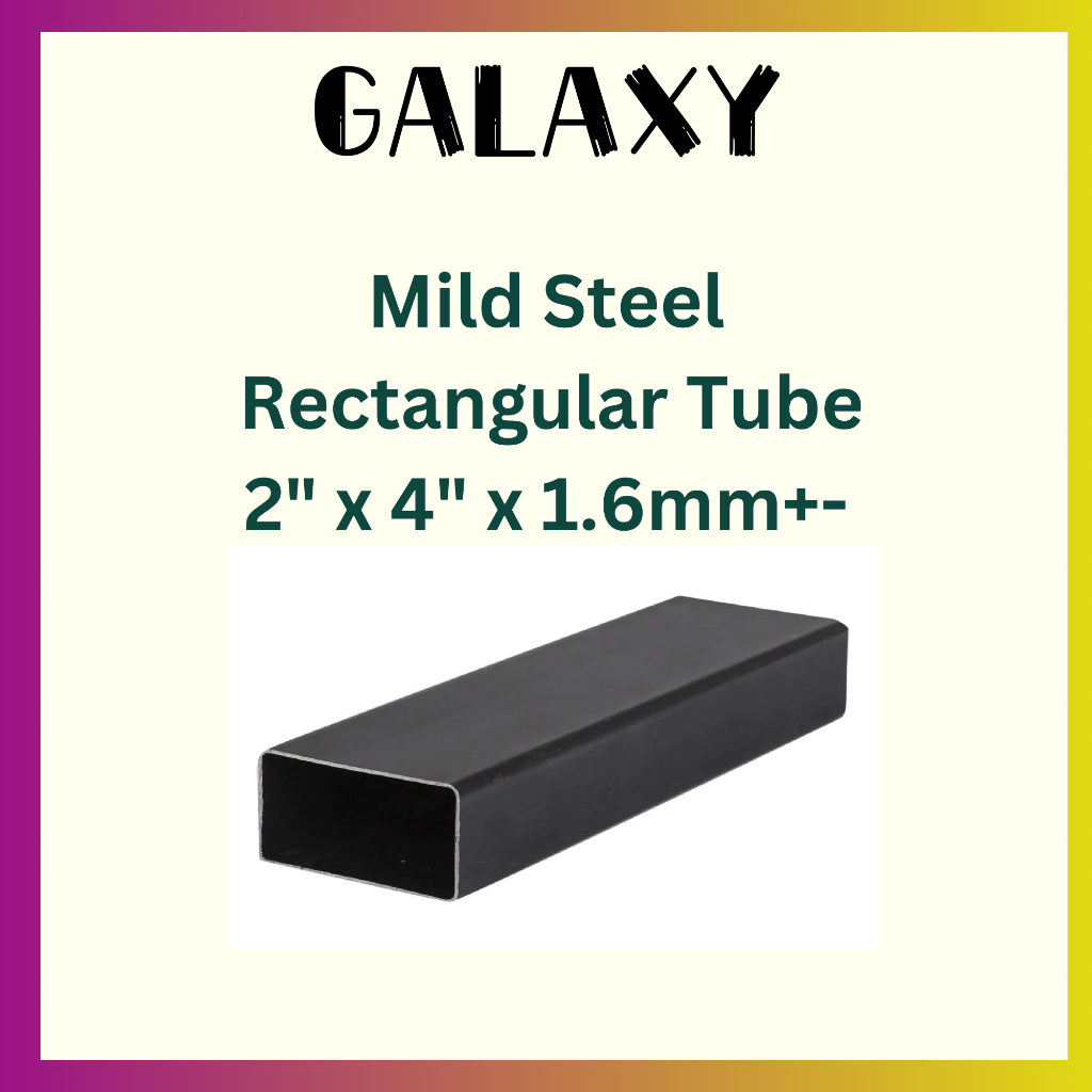 Mild Steel Rectangular Tube 2" x 4" x 1.6mm+- / Hollow Mild Steel ...