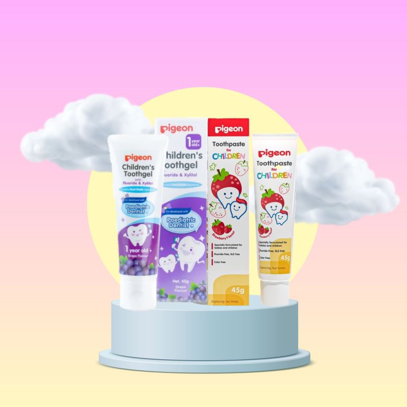 Pigeon Toothpaste for Children Children's Toothgel | Shopee Malaysia
