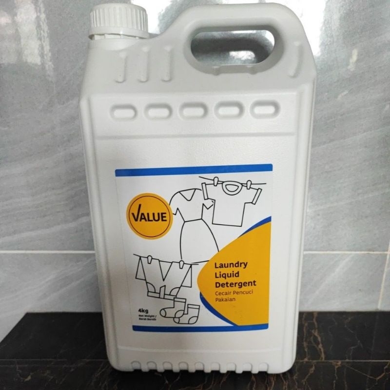 Lotuss Value Laundry Liquid detergent 4kg | Shopee Malaysia