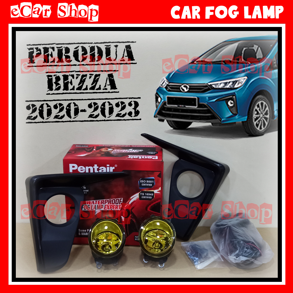 Perodua Bezza 2020 2021 2022 2023 Oem Fog Lamp Yellow Glass Sport Light ...