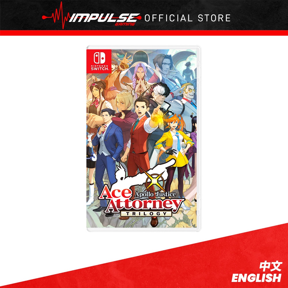 NSW Nintendo Switch Apollo Justice: Ace Attorney Trilogy Chi/Eng ...