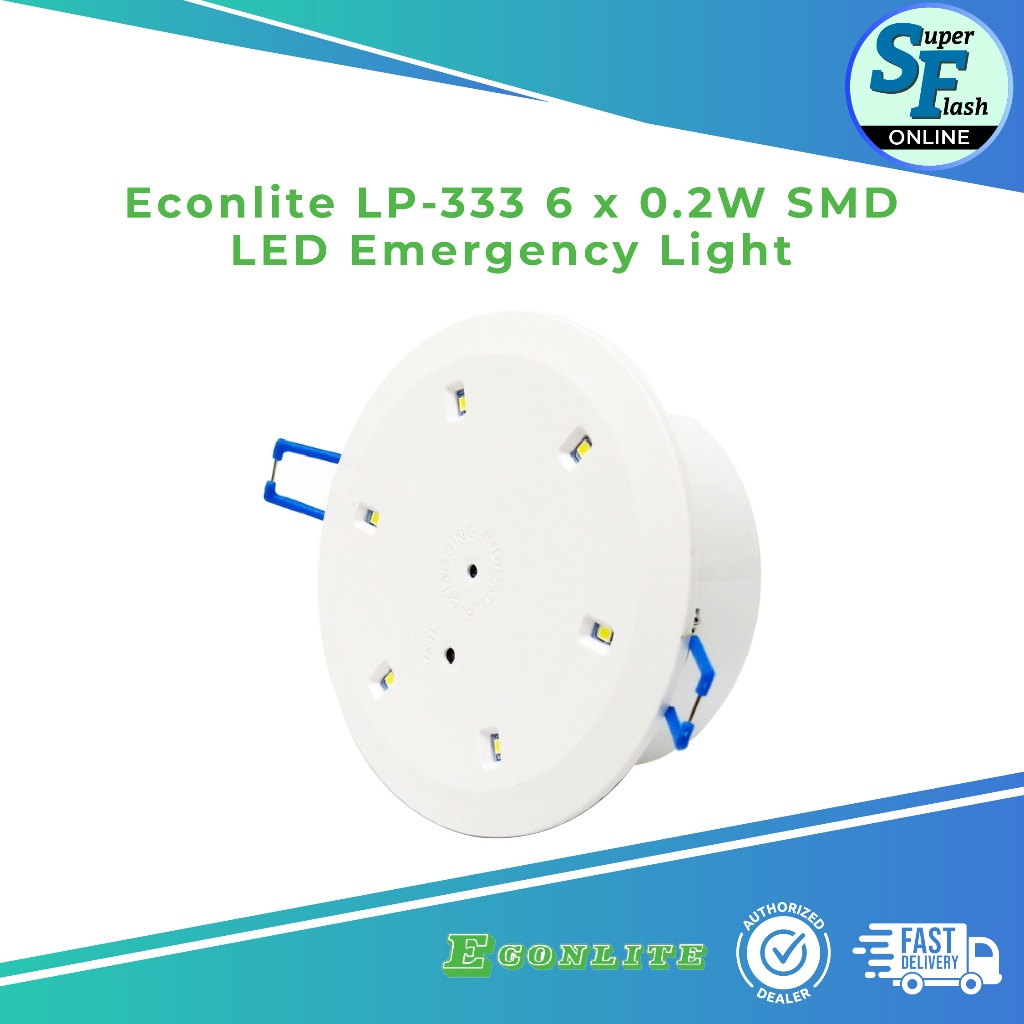 Econlite Emergency Light Luminaire Twin Lamp / High Efficiency (LED-60 ...