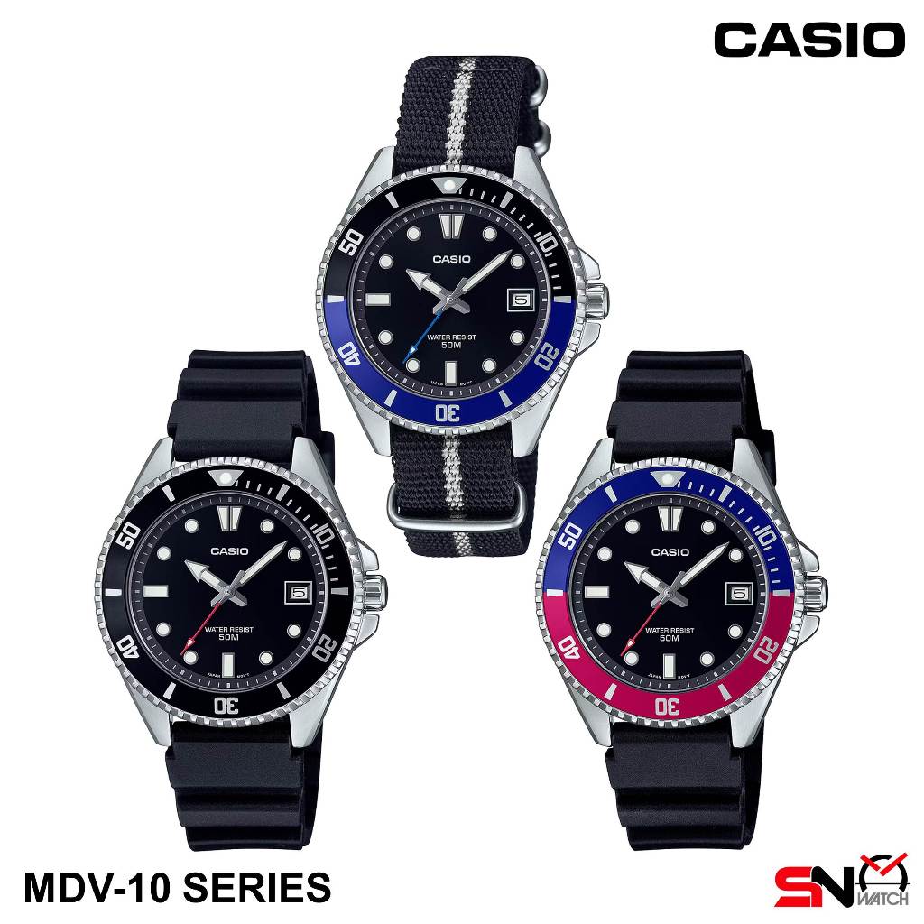 Casio Duro Series MDV-10 MDV-10C MDV-10D Unisex Watch Date Display ...
