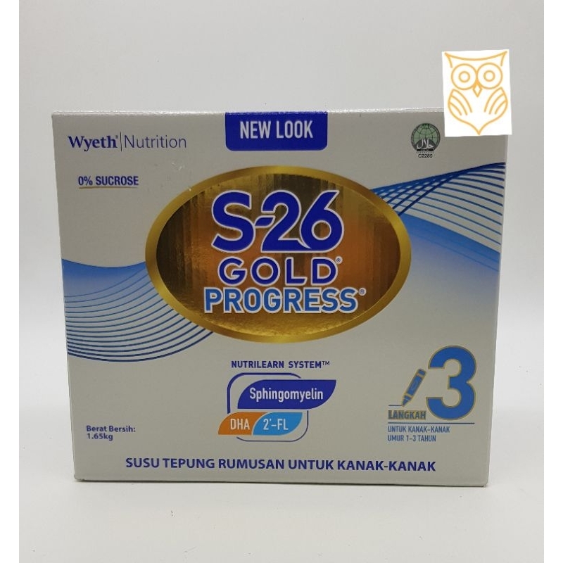 Wyeth S26 Gold Progress Step 3 (1 years & above) 1.65kg | Shopee Malaysia