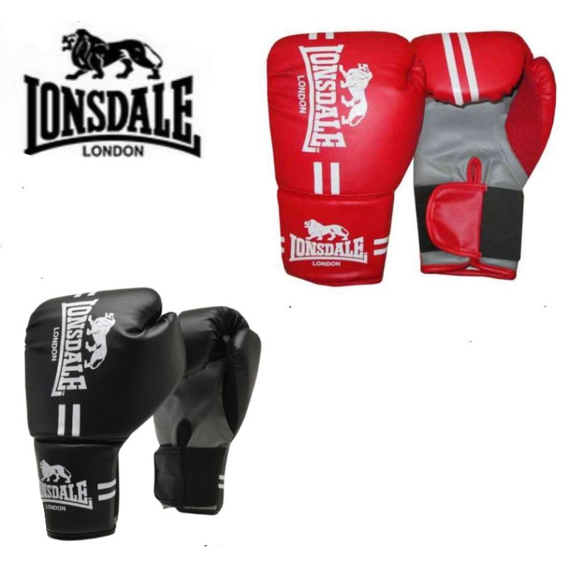 Lonsdale Boxing Gloves (Junior/Senior) MMA Gloves Muay Thai Kickboxing ...
