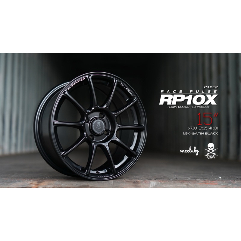 Original Raxer Wheels Racepulse RP10X 15” flow forming with multiple spec and 2 finishing with ...