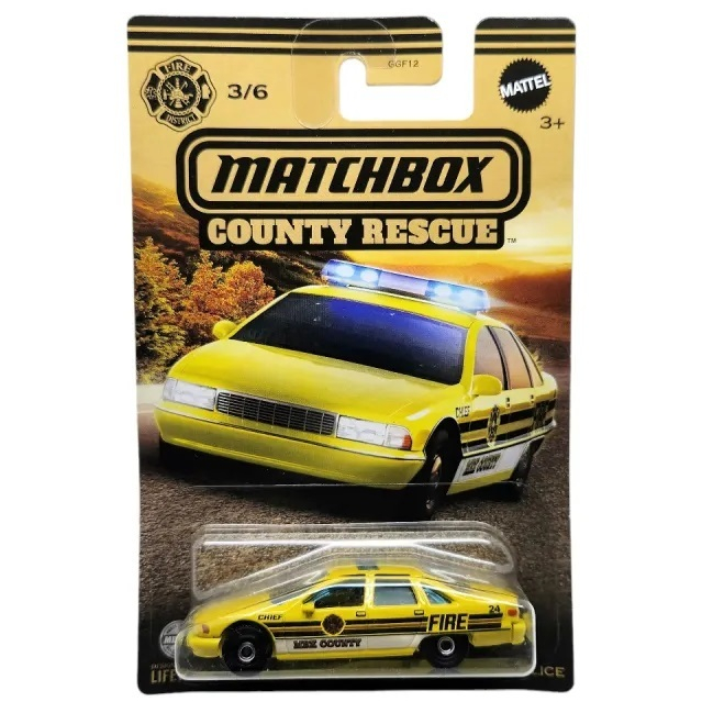 Matchbox Chevy Caprice Classic Police (COUNTY RESCUE) | Shopee Malaysia