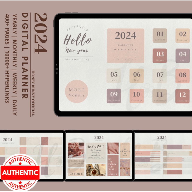 2025 Digital Planner Journal Yearly Monthly PDF GoodNotes / Notability ...